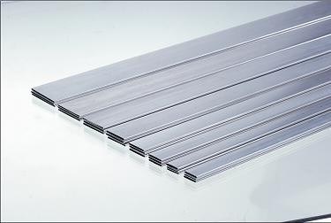 3003 Heat Transfer Aluminum Radiator Tube , Multiport Aluminum ...