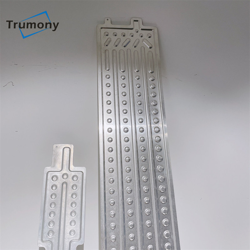 High Toughness Silver Aluminum Liquid Cooling Plate With Good Air ...