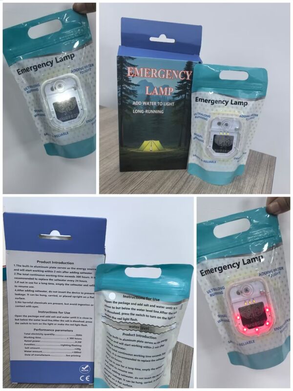 Aluminum Air Battery Salt Water Lamp for Emergency Situations and Power ...
