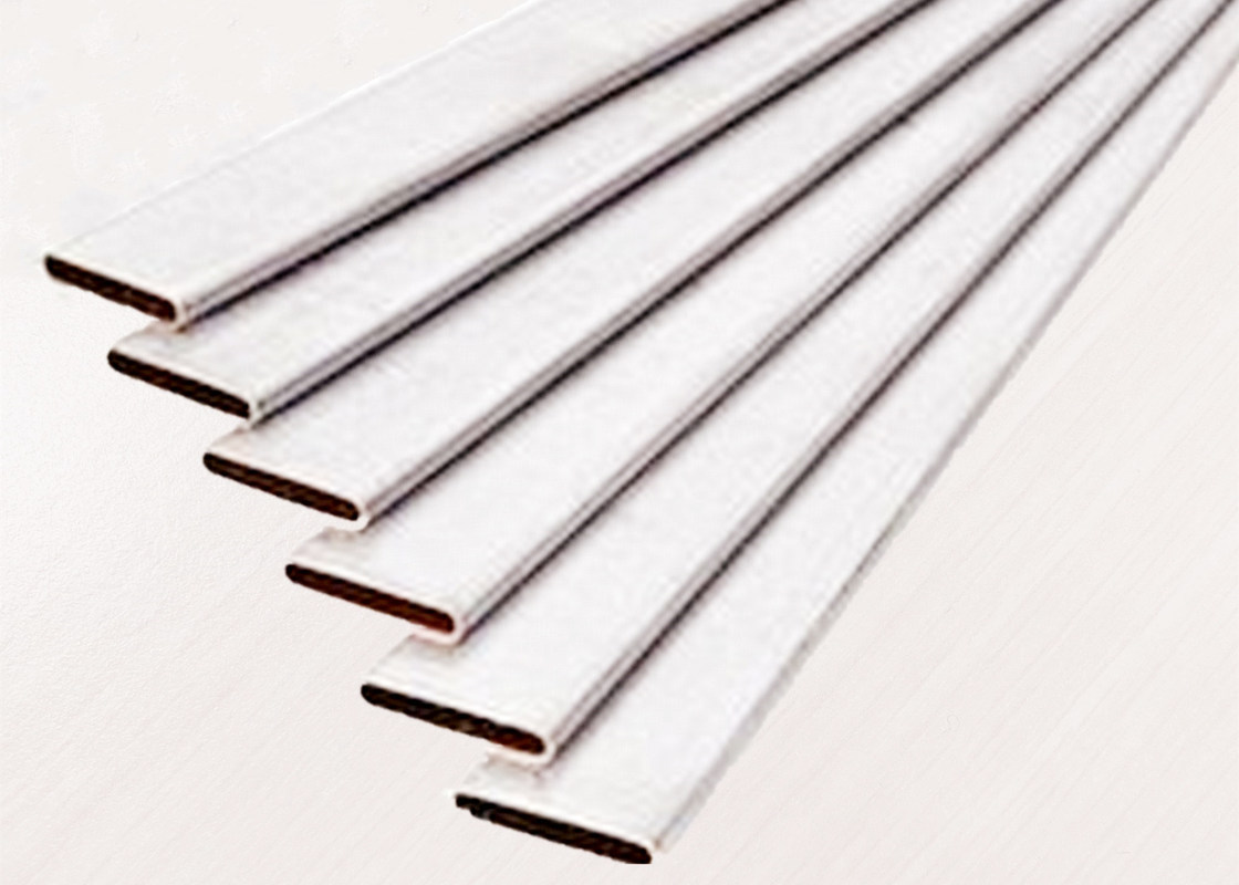 Flat Hi Frequency Welded Tube Aluminium Extruded Profiles For Radiator ...