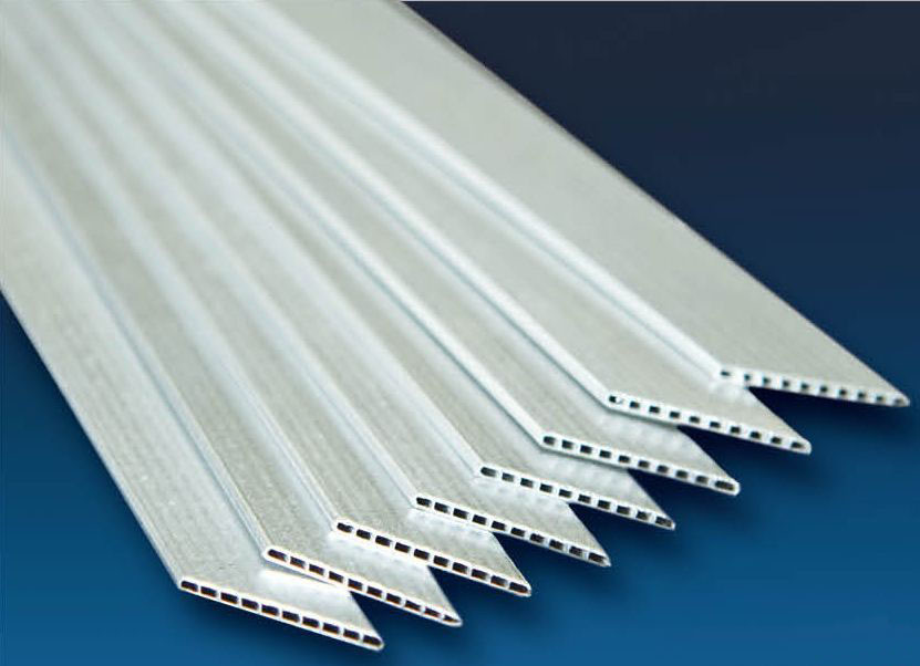 Mill Finished Extruded Aluminum Radiator Tube Profile For Evaporators ...