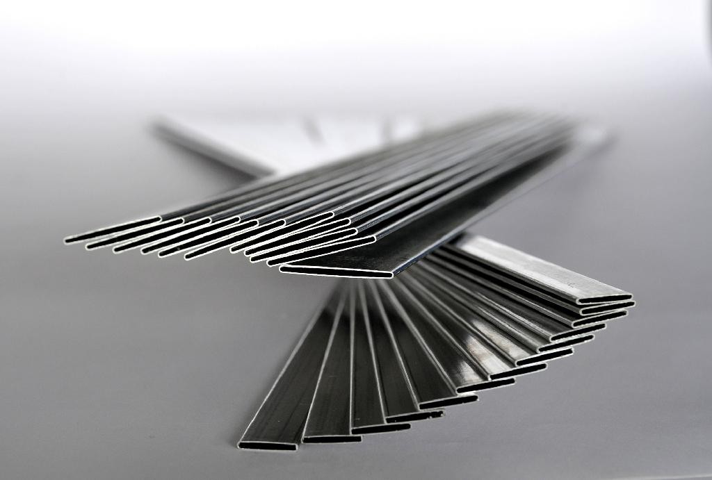 3000 Series Flat Aluminum Radiator Tube Welded Auto Intercoolers / Car ...