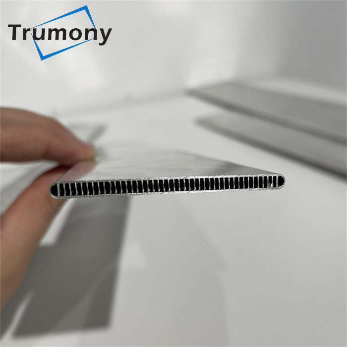 ALuminum Extruded Tube 3003 3102 Micro Channel Tube Condenser