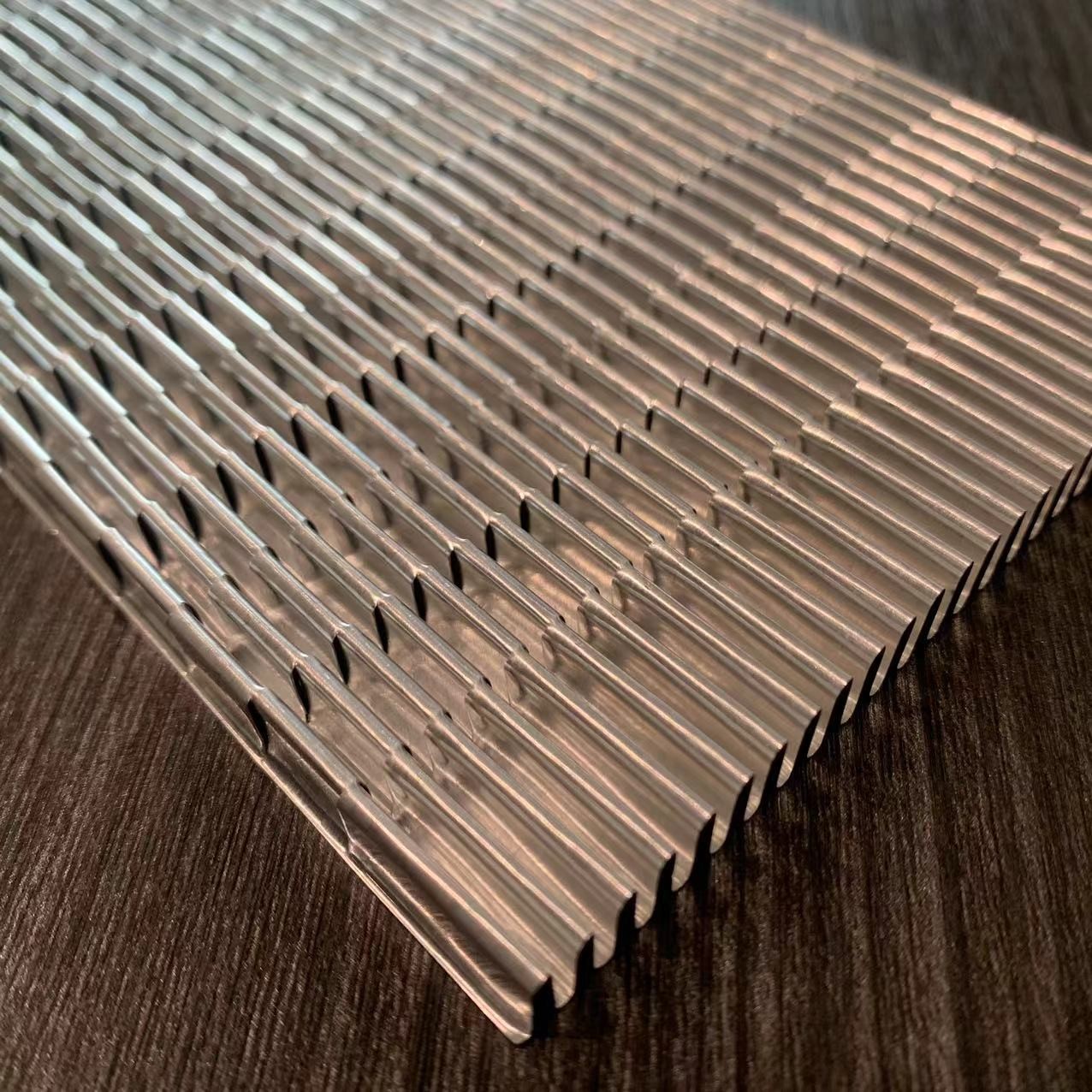 Air cooler fins microchannel flat tube aluminum foil fin heatsink heat ...