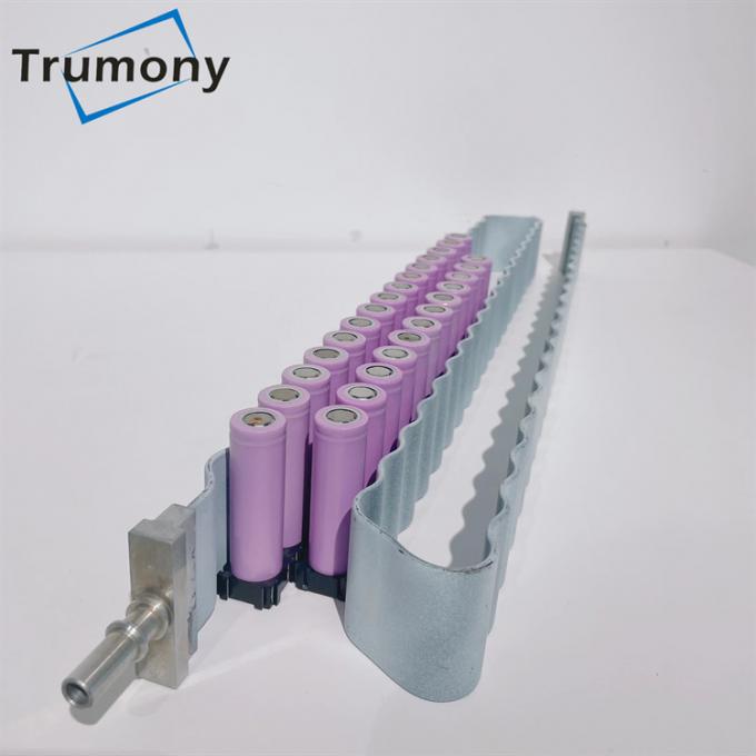 Cylindrical Battery Aluminum Cooling Plate Micro Channel